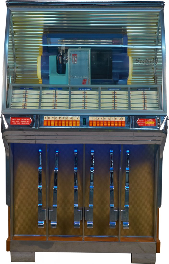 Seeburg Model Hf100r Deluxe High Fidelity Jukebox