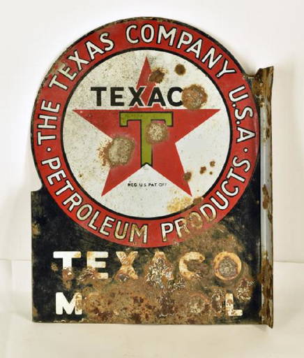 Vintage Texaco Advertising Sign