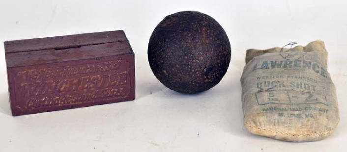 Civil War Cast Iron Naval Chain Shot Cannon Balls