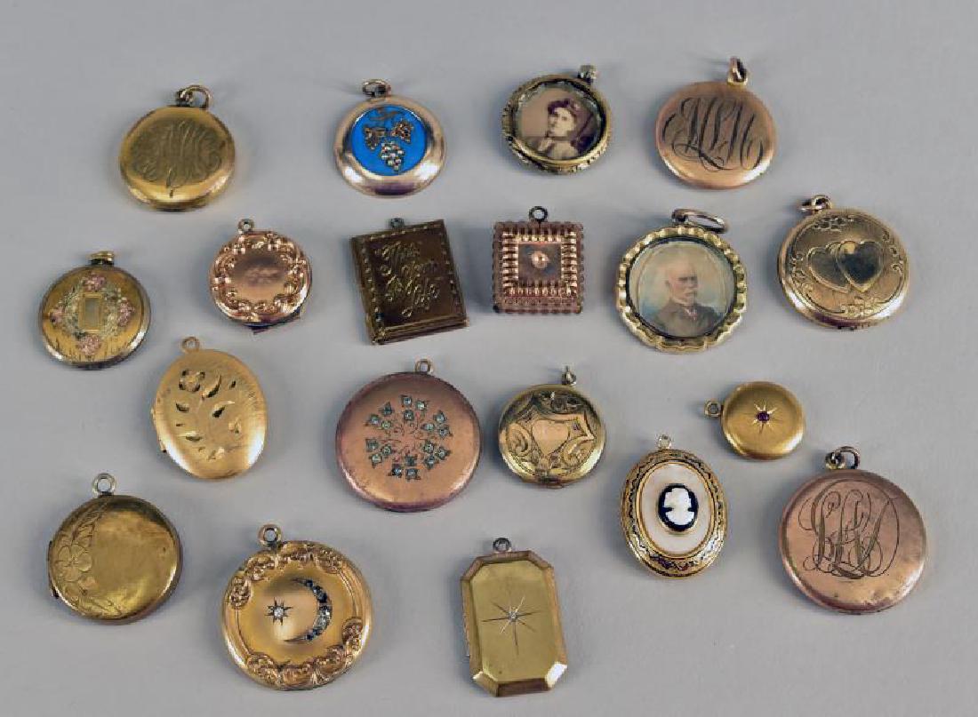 Group Of Vintage Lockets