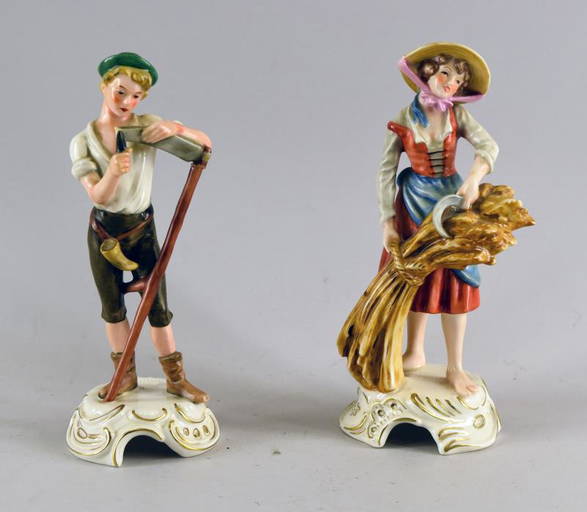 Goebel Bochmann Figure Boy And Girl