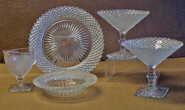 Clear Depression Glass Miss America