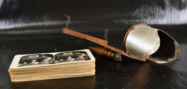 Stereograph Viewer & 50 Cards