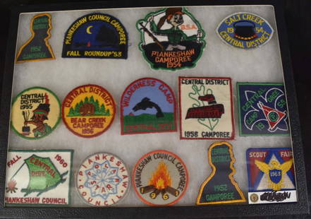 Vintage 1950's 60's Boy Scout Patches. Albacore