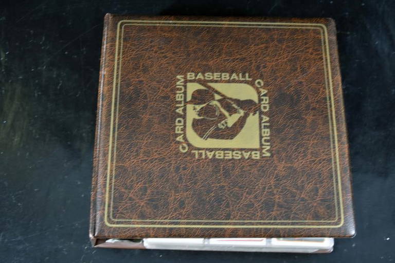 Binder Of Late 1970's 80's Baseball Cards