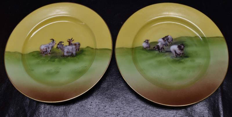 Royal Bayreuth Ram & Sheep Plates Auction