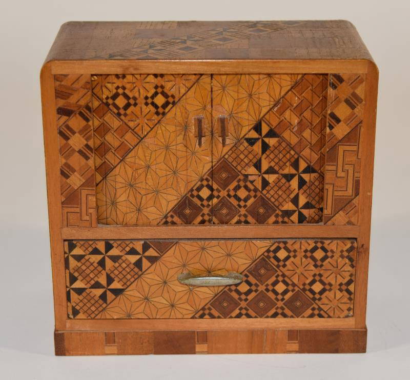 Japanese Inlaid Jewelry Box Auction