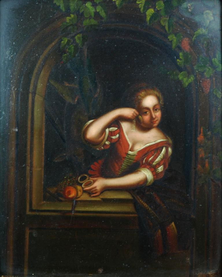 269: ANTIQUE FLEMISH RENAISSANCE OIL PAINTING ON COPPER