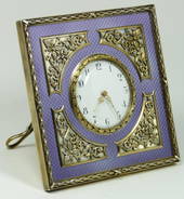 Russian guilloche enamel desk clock, K.Faberge - Dec 12, 2017 | Baltic ...