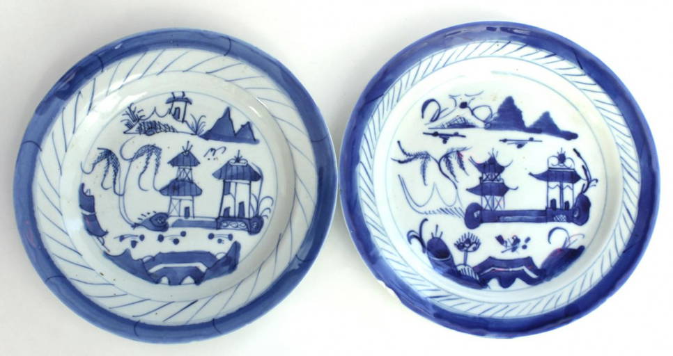 Pr 19th C. Chinese Canton Plates