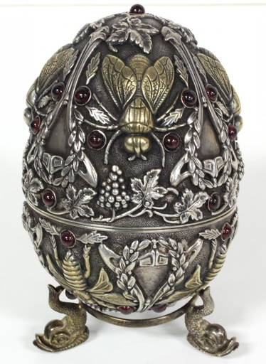 Russian Silver Jeweled Insects Egg