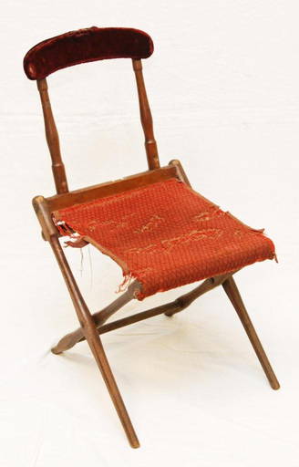 A Civil War Era Folding Camp Chair