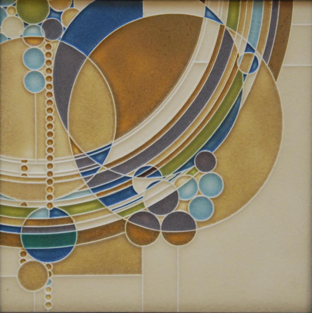 MOTAWI - FRANK LLOYD WRIGHT 'MARCH BALLOONS' TILE