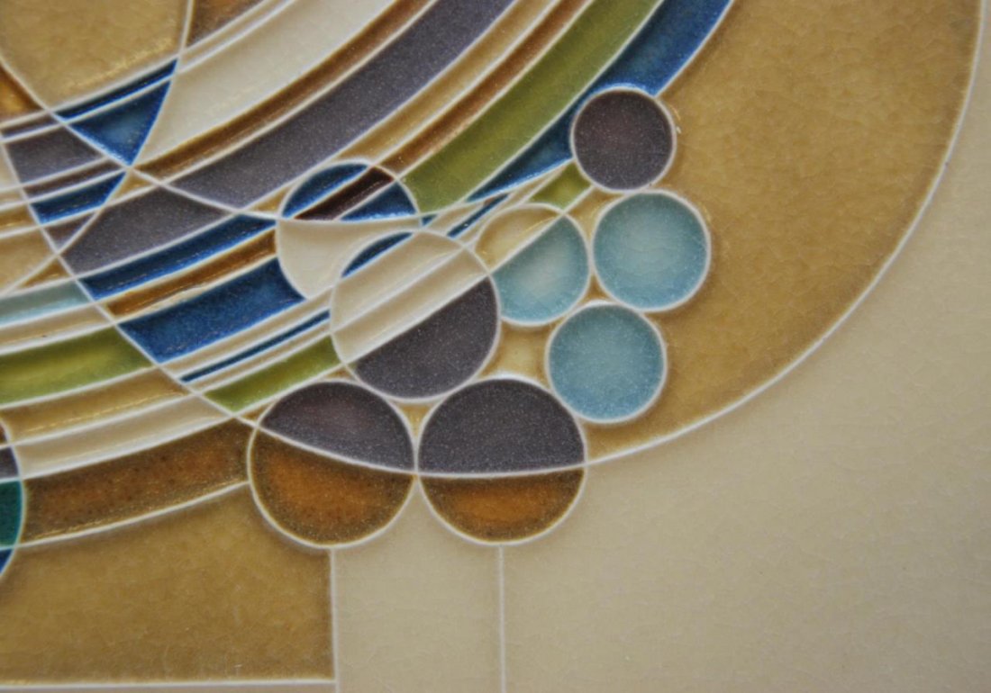 MOTAWI - FRANK LLOYD WRIGHT 'MARCH BALLOONS' TILE