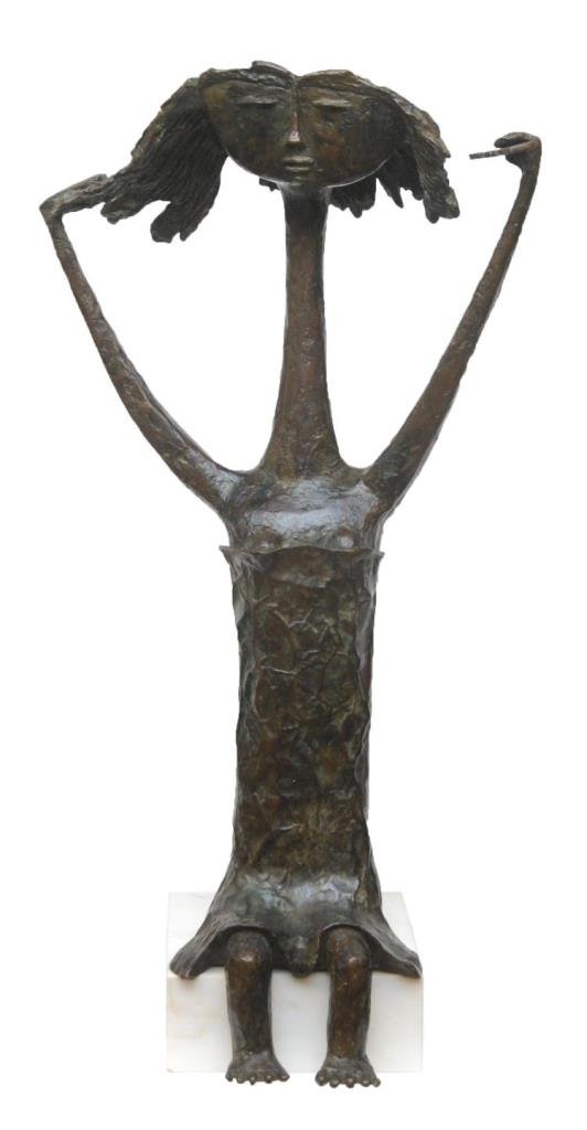 ANGEL BOTELLO 'NINA PEINANDOSE' BRONZE SCULPTURE - Mar 15, 2014 | Elite ...