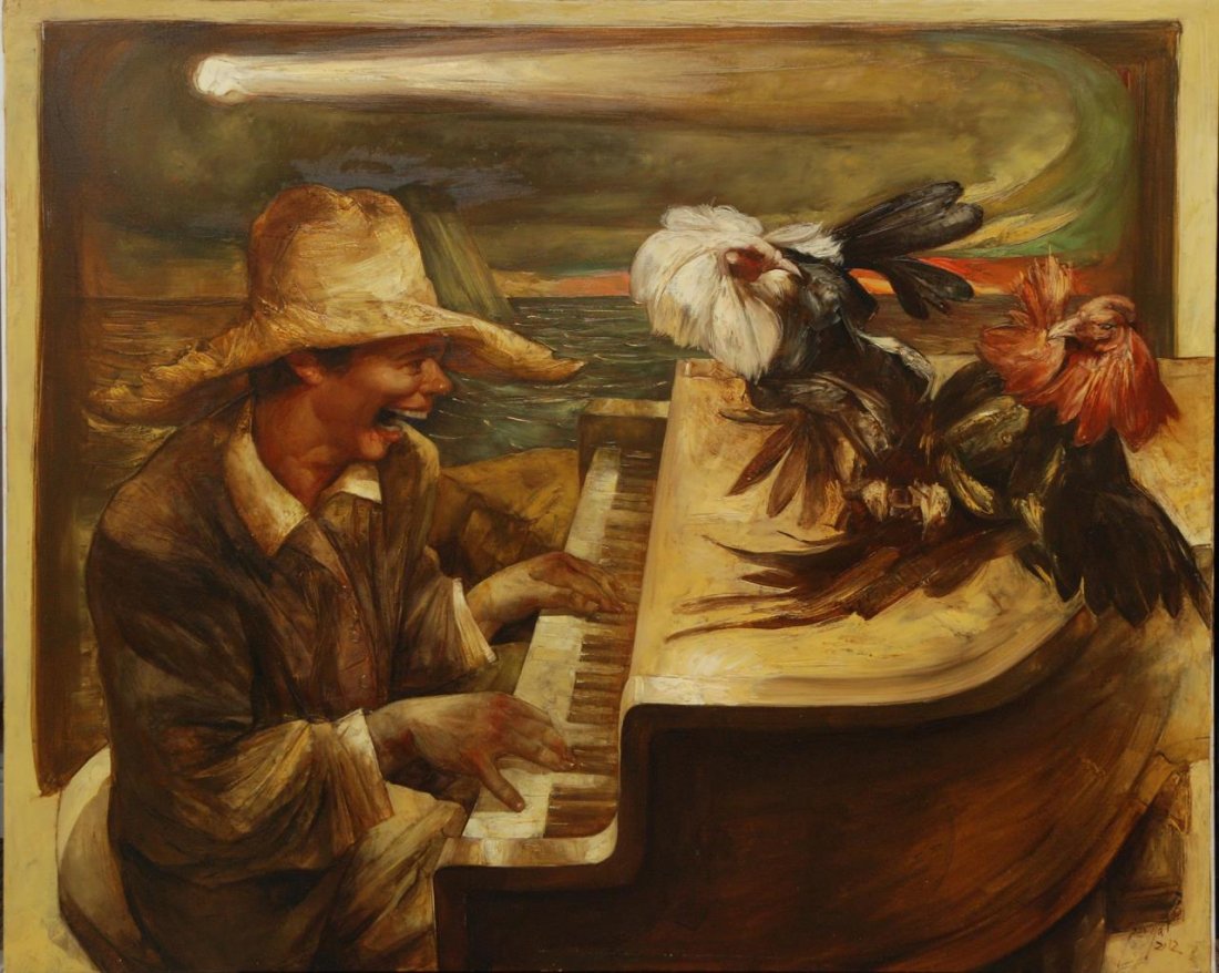 ALEXIS MIGUEL PANTOJA PEREZ ACRYLIC ON CANVAS