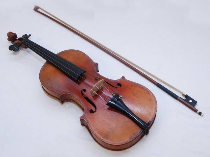 Antique Paganini Violin W/ Case