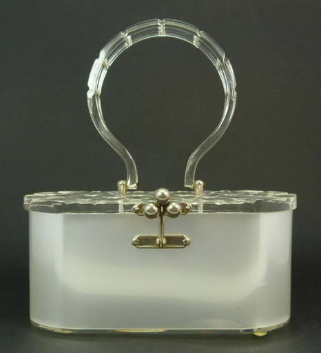 Vintage 1950's Lucite Ladies Purse By Charles Kahn
