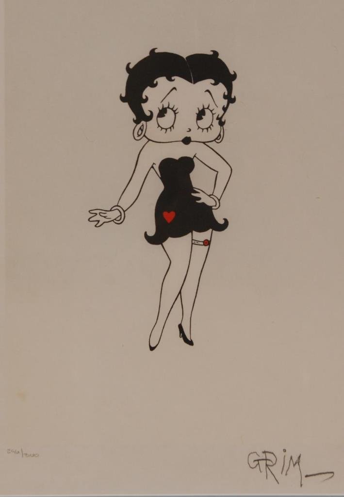 ORIGINAL BETTY BOOP LITHOGRAPH BY GRIM NATWICK - Nov 01, 2014 | Elite ...