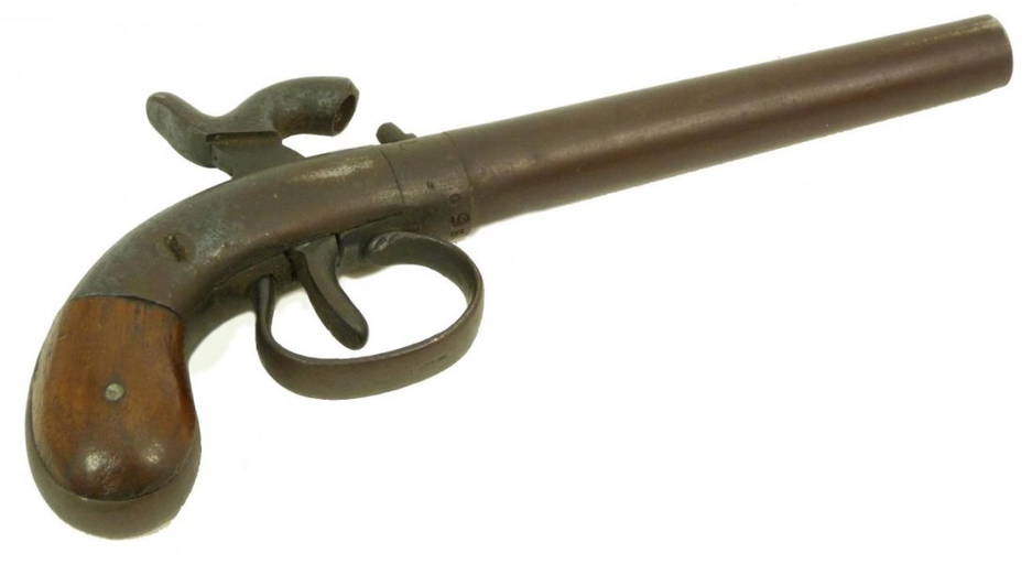 Antique 22 Bore Percussion Boot Pistol