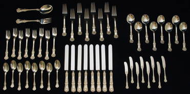 Kings Pattern English Sterling Silver Flatware Set - Mar 23, 2016 ...