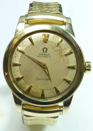 Omega Seamaster 14k Gold Filled Gents Watch