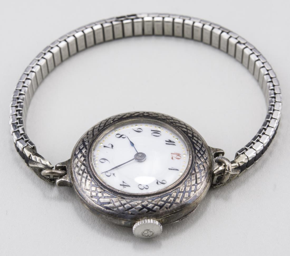 Vintage Lady's Silver Wrist Watch