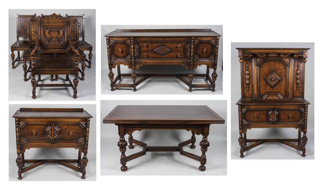 Renaissance Revival Dining Room Set