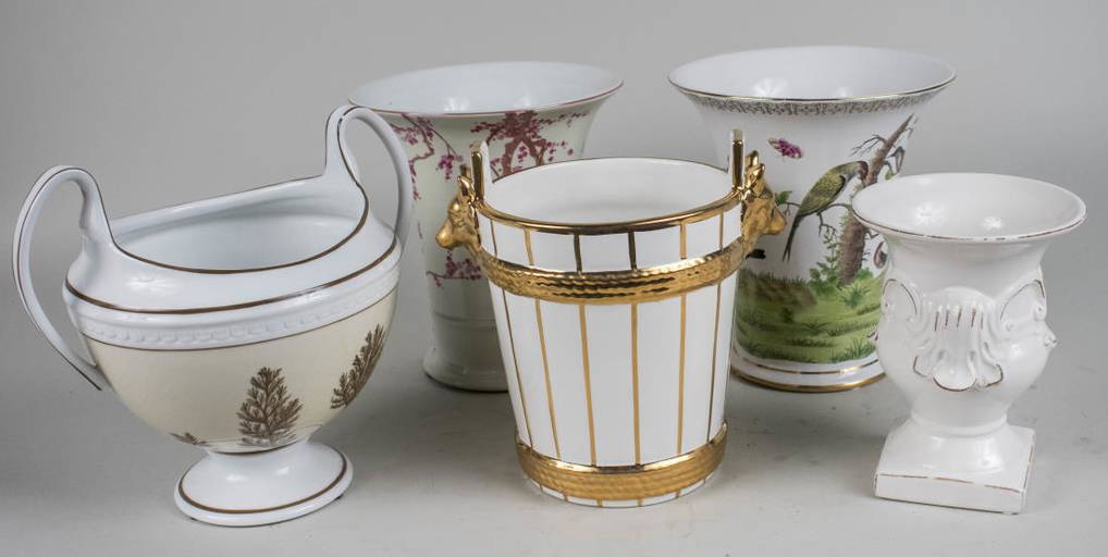 Miscellaneous Group Of Porcelain Table Decorations