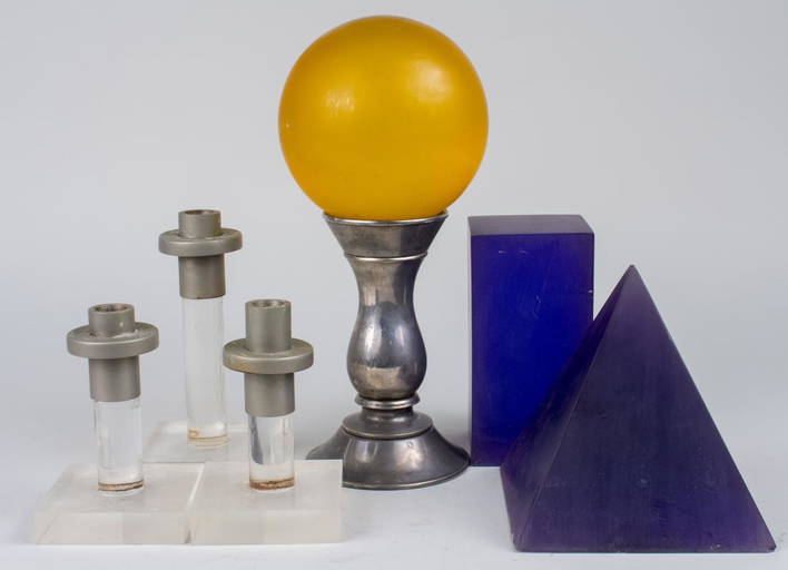 Group Of Acrylic Table Decorations