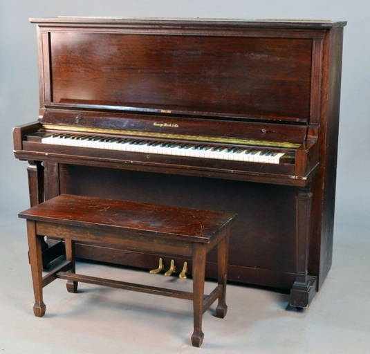 George Steck & Co. Upright Piano