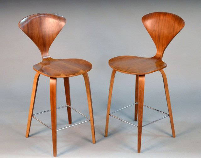 Norman Cherner (am. 1920 1987) Pair Of Stools