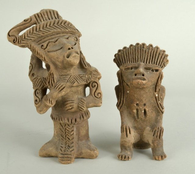 Mexican Aztec Clay Figures