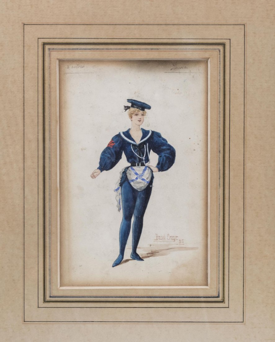 Basil Cage, Watercolor of a Russian Sailor
