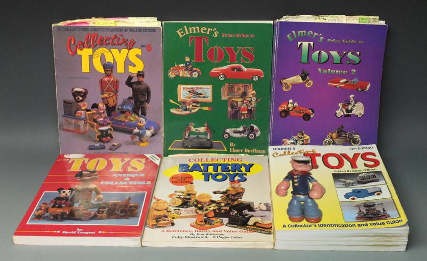 6 Vintage Toy Collector Price Guide Books