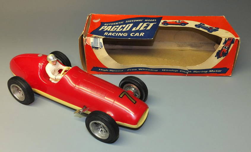Pagco Jet Racing Car Windup & Box