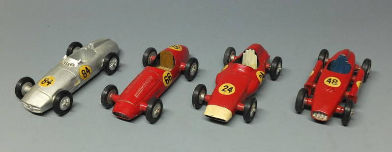 Dinky & Solido 4 Formula Race Cars