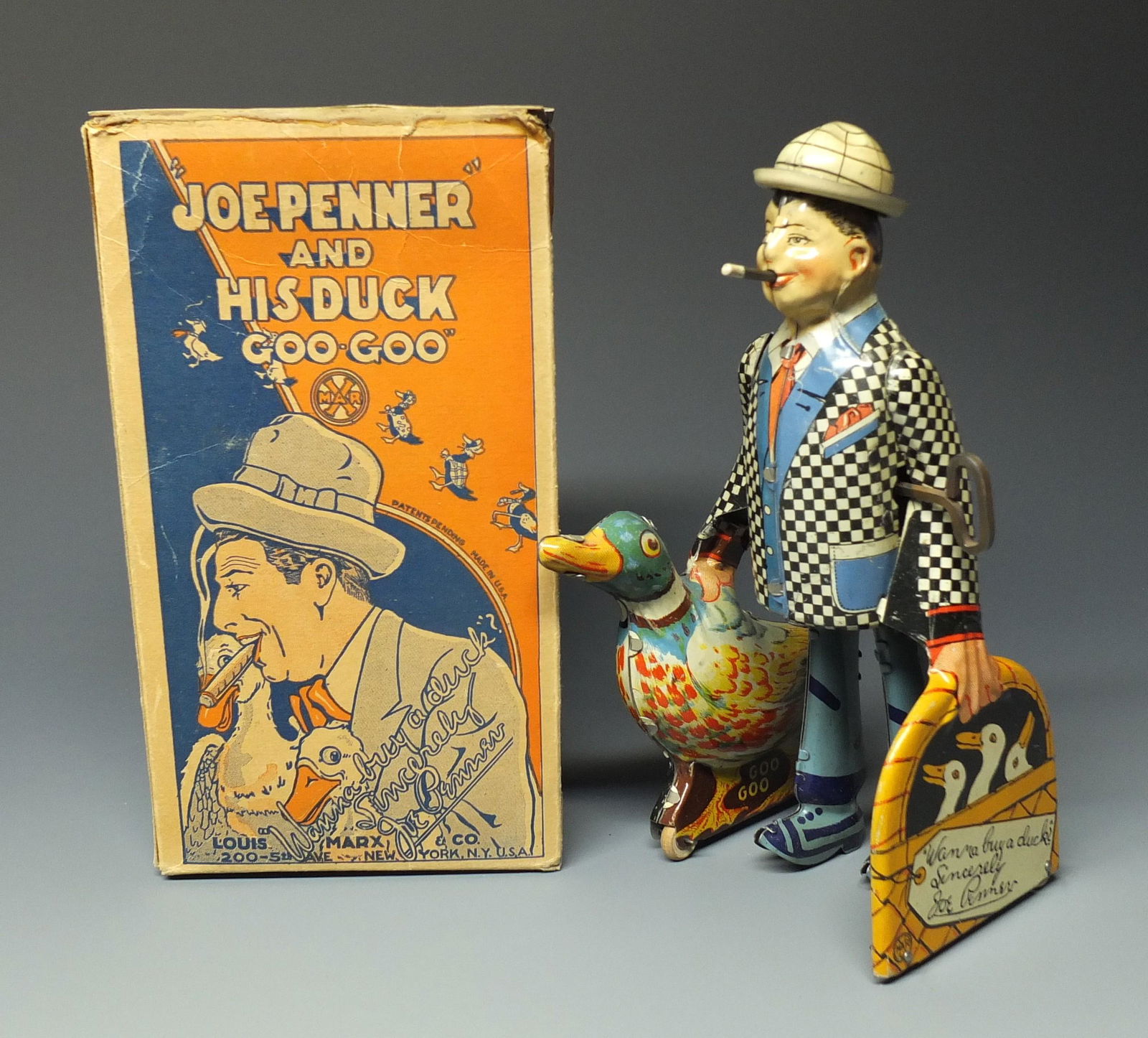 MARX JOE PENNER & HIS DUCK GOO GOO & BOX - Mar 28, 2020 | Toys of Times ...