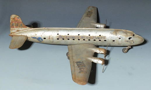 Vintage 1950's Pan American Friction Toy Plane