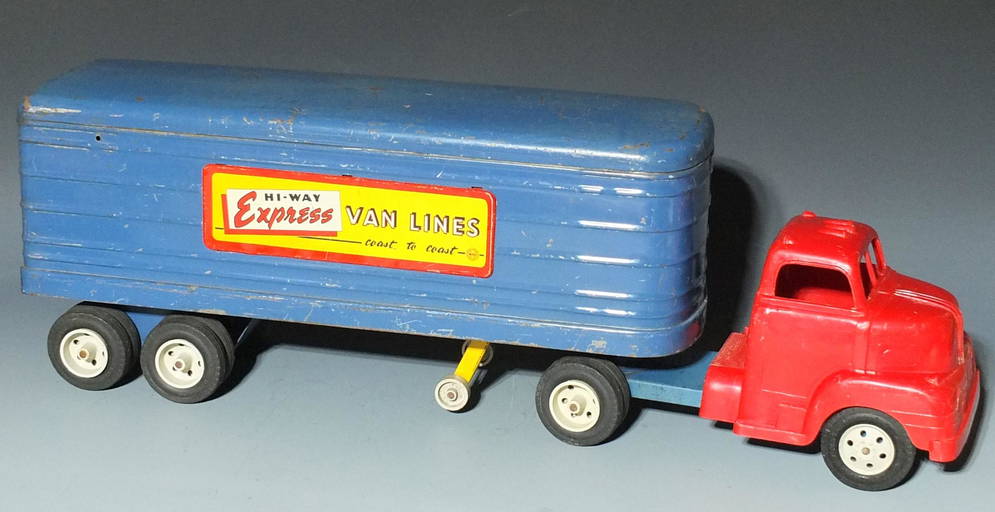 Marx Hi Way Express Van Lines Truck & Trailer