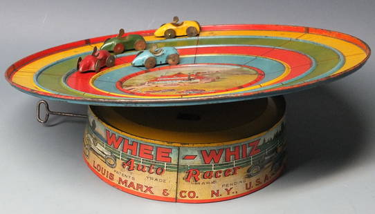 Marx No. 4 Racer Car Tin Litho