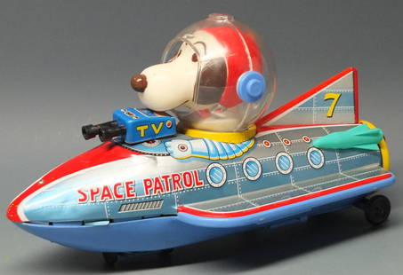 Vintage 60's Masudaya Japan Sonicon Rocket Space Toy (5