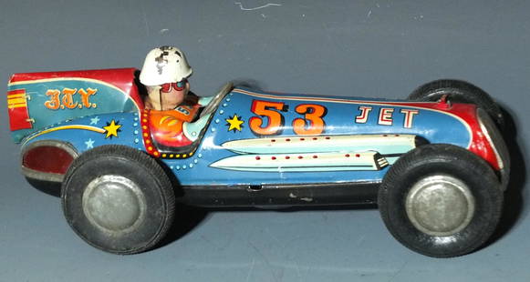 Yonezawa Tin Friction #58 Atom Jet Racer