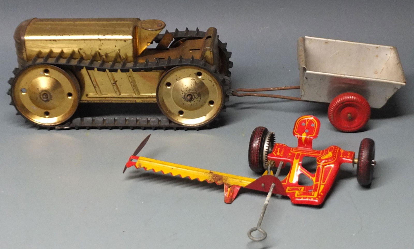 VINTAGE MARX FARM TRACTOR & IMPLEMENTS (#0643) on Jan 08, 2022 | Toys ...