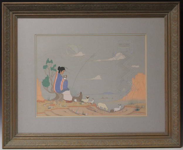 Robert Chee (1938 1972), Mixed Media