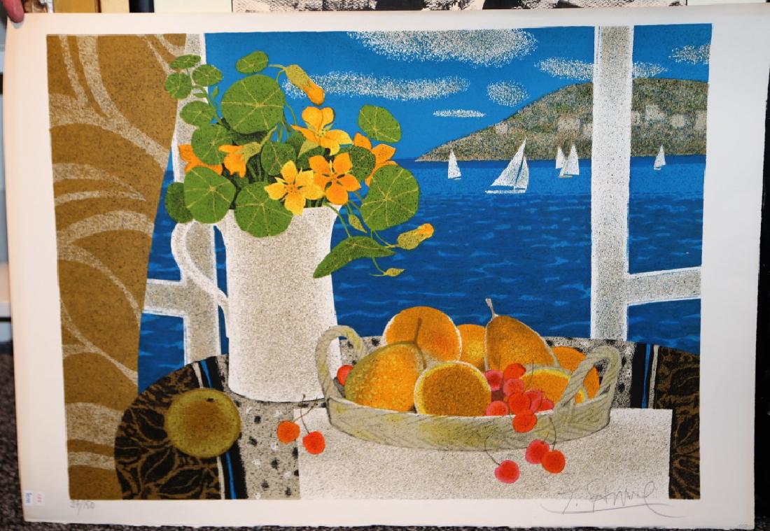 YVES GANNE (FRENCH, B. 1931), SIGNED LITHOGRAPH