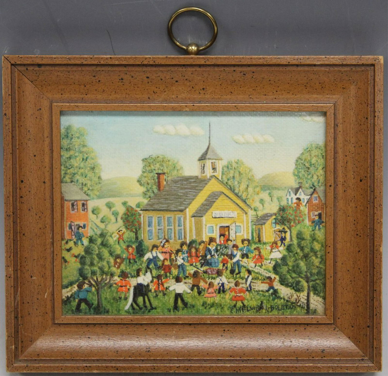 MELVIN BOLSTAD, FRAMED OIL ON BOARD, SCHOOL HOUSE - Sep 15, 2019 ...