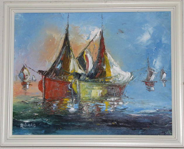 Raoul Viard (haitian, 1923 1991), Oil On Canvas