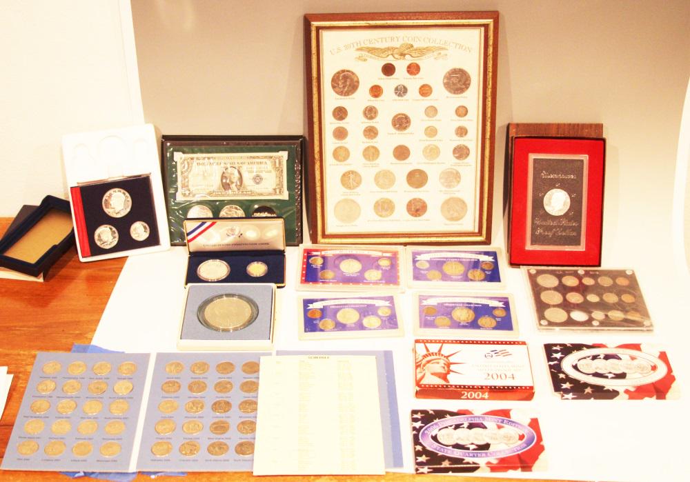 Collection Of American Coins, Boxed Sets