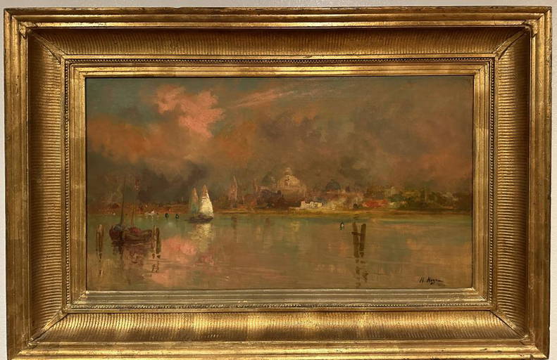 H. Hugo (19th) Oil On Canvas